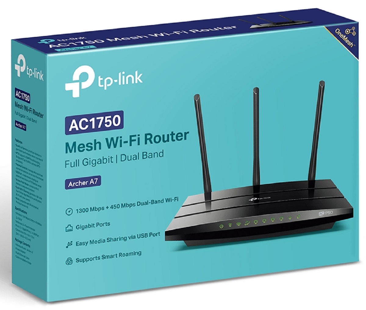 TP-Link Archer A7 AC1750 Dual-Band Wi-Fi router - ARCHER A7 - AcerShop