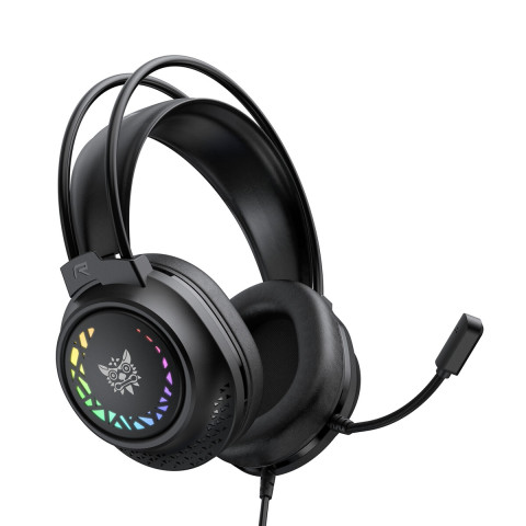 Onikuma X92 RGB Gamer Fejhallgató - Fekete - X92 black